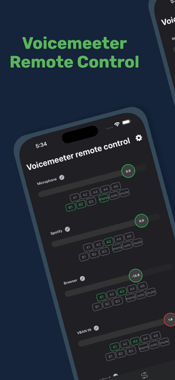 Voicemeeter Remote Control